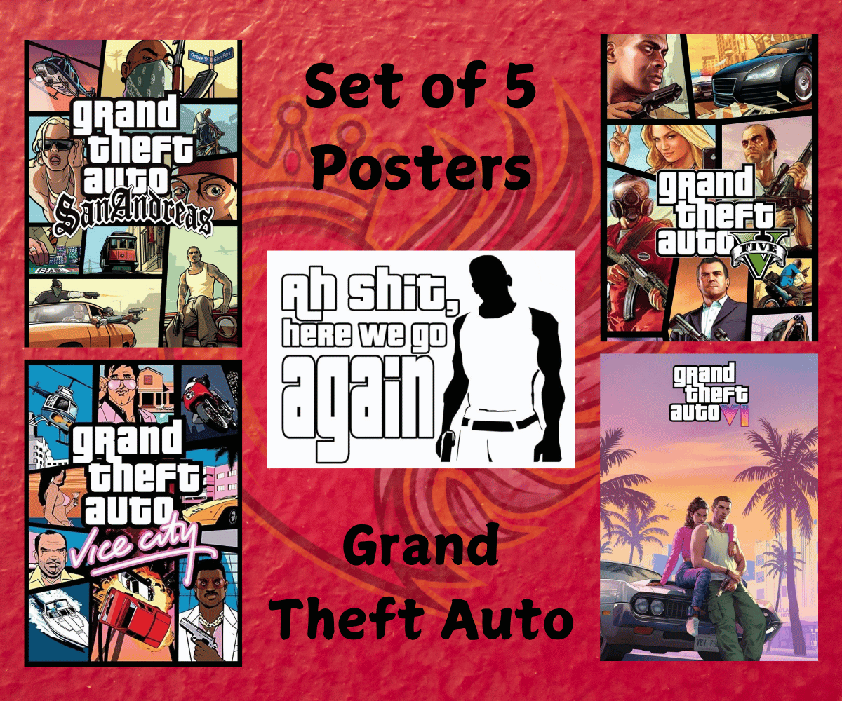 Grand Theft Auto Posters – Print Nest